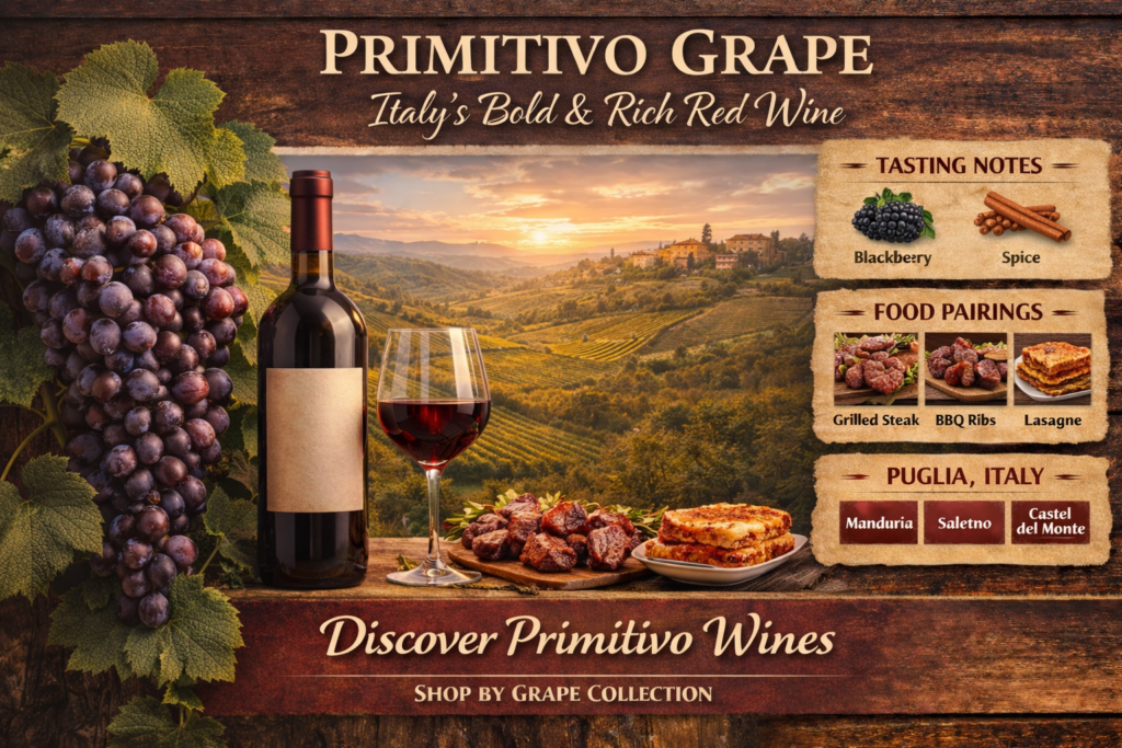 Primitivo Grape Explained | Taste & Buying Guide UK