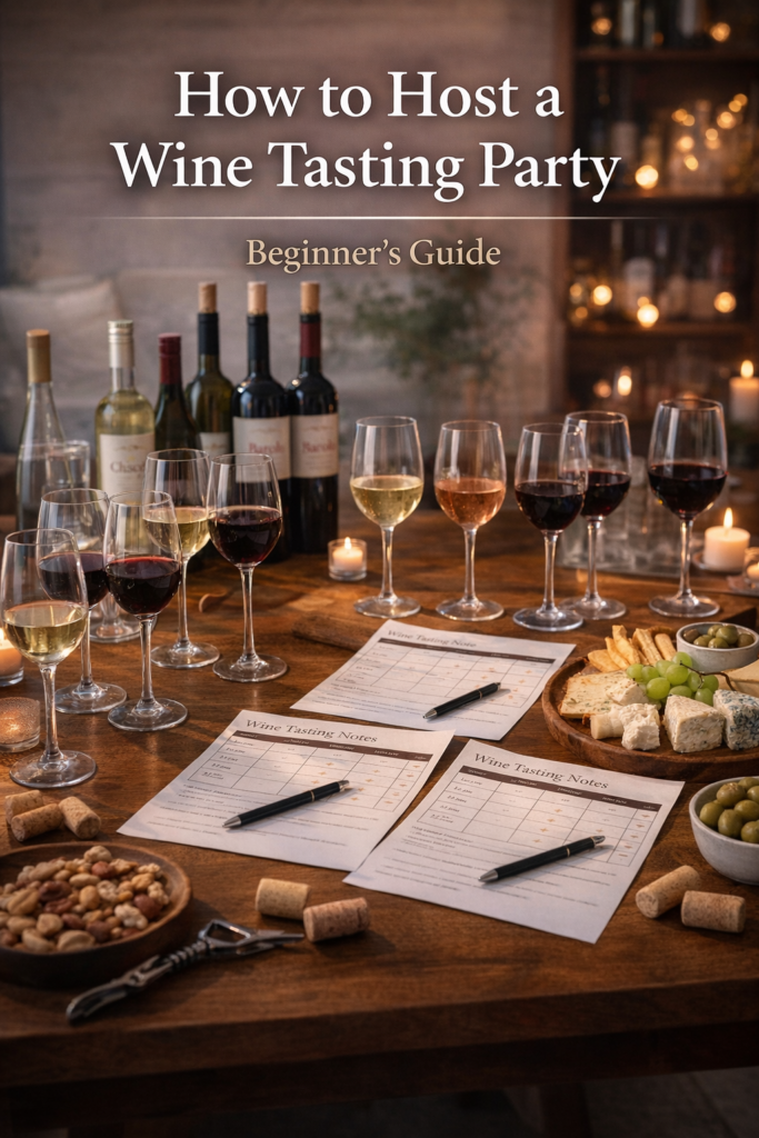 How to Host a Wine Tasting Party | Beginner’s Guide